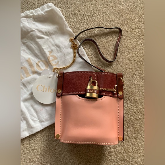 Chloe | Bags | Chloe Aby Mini Lock Bucket Crossbody Bag | Poshmark